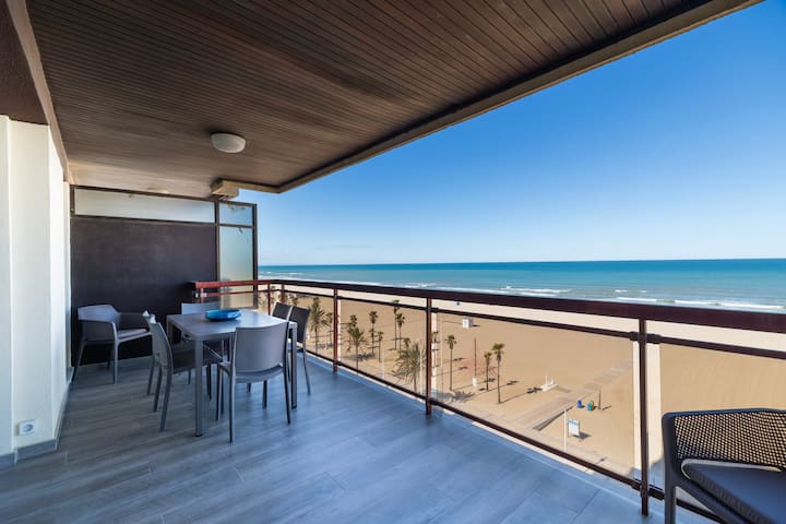 Lujo Frente Al Mar Con Terraza Y Piscina - Gandía - Gandie
