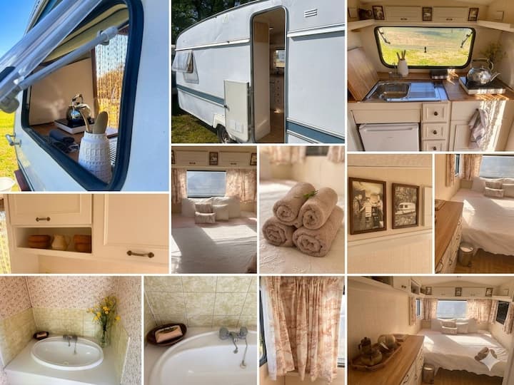 Nouveau 2026 ! Caravane Rétro Abbey En Dordogne - Le Buisson-de-Cadouin