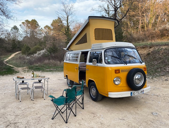Gustave, Combi T2 Westfalia En Camping - Monteux