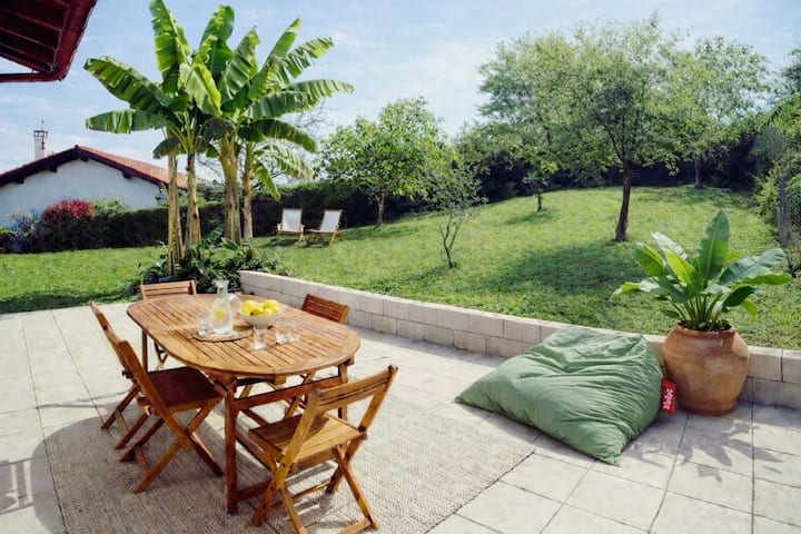 Maison Basque Jardin & 2 Espaces Indépendants - Hendaye