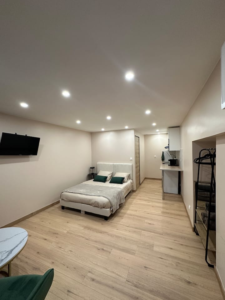Studio Rénové  10 Min à Pied Du Centre De Beaune - 博訥