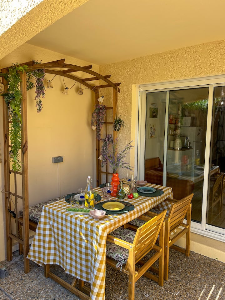 Cosy Appartement Avec Extérieur Privé Et Piscine - Ramatuelle