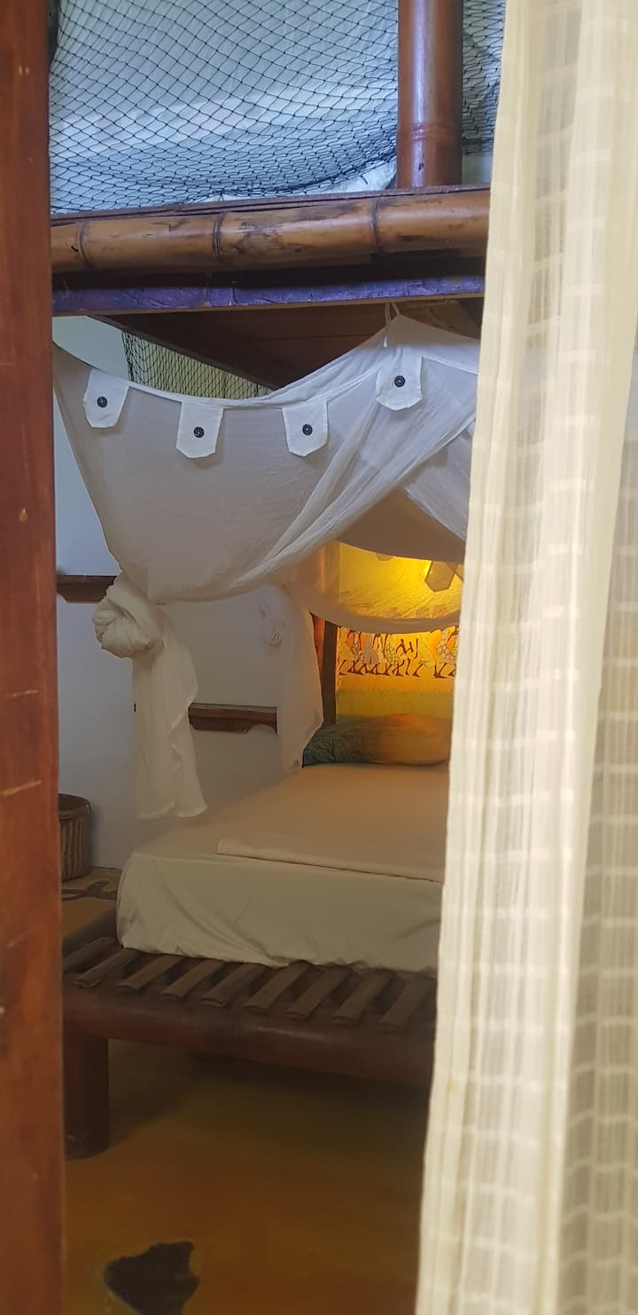 2 Beds Hut With Private Bathroom - Mompiche