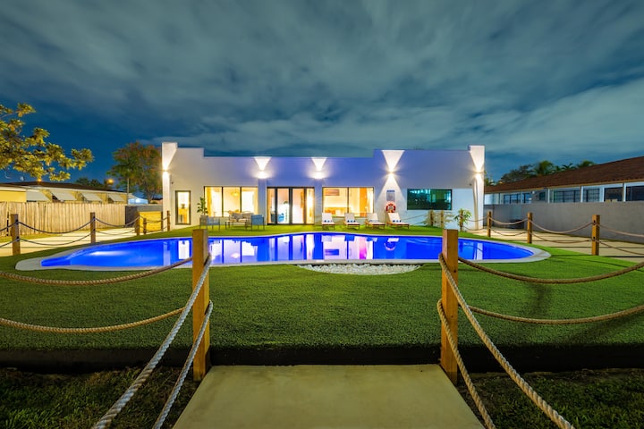 Green Oasis Private Pool Gym Games Bbq Golf Zen - The Bahamas