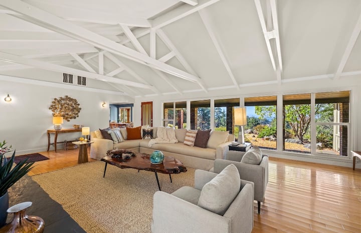 Russian Gulch Estate- Beach, Redwoods, Hiking - Mendocino, CA
