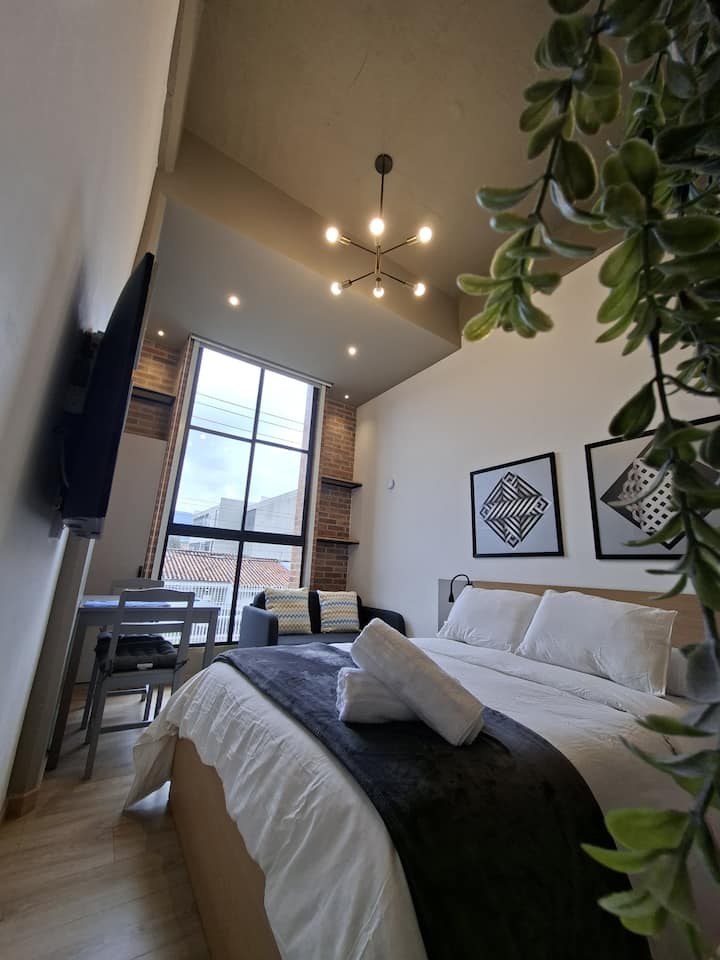 Loft Moderno Con Vista Exterior Y Ubicación Top - Cota