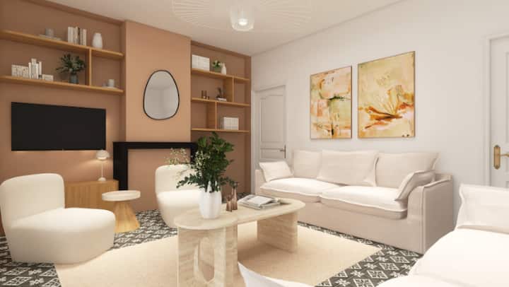 Maison 120m² • 5 Suites • Jardin - Nord