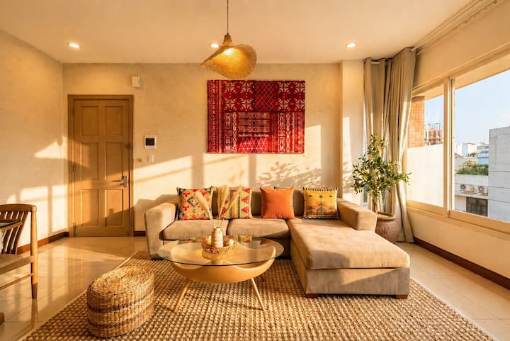 Casa Boho 1br High Floor Retreat • Close To Beach - Da Nang