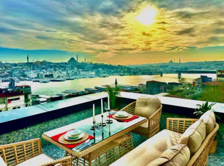 Private Terrace/amazing Sea View/near Galatatower - Turquie