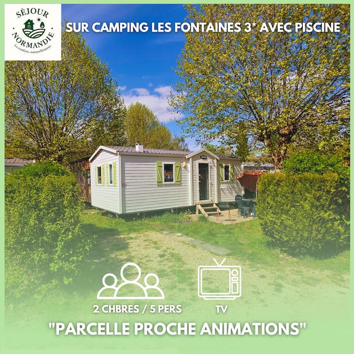 Mhome Basic 2ch/5p Avec Wifi/tv - Camping 3* (27) - Anet