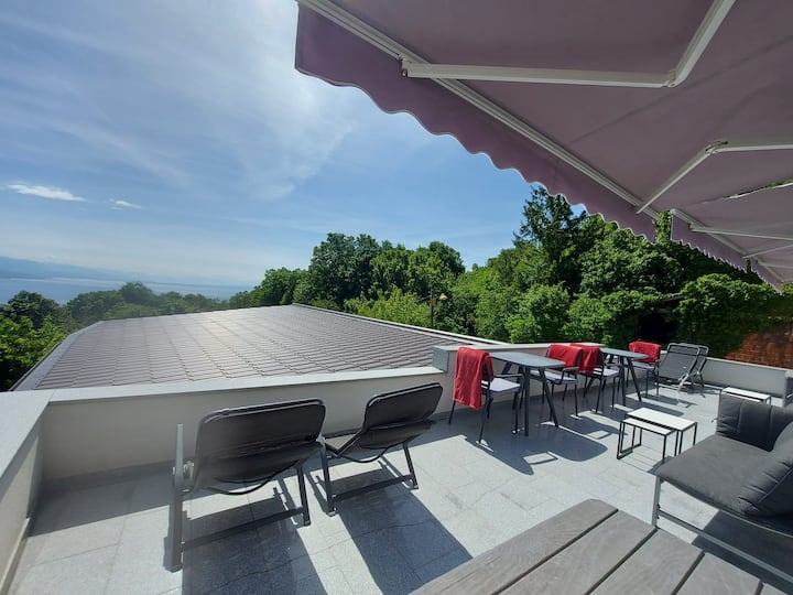 Ferienapartment 2 Im Panorama House Opatija - Opatija