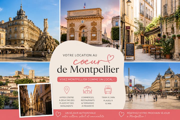 Appartement Quartier Beaux-arts, Proche ÉCusson - Montpellier