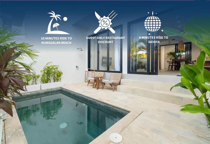 New Sunlit Rooftop Villa With Pool In Ungasan - Uluwatu