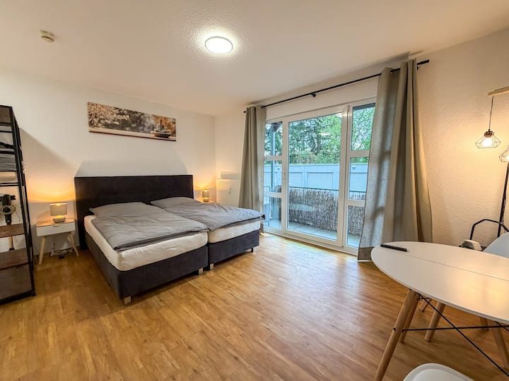 City Studio: Full Kitchen, Wifi, Parken & Long - Essen