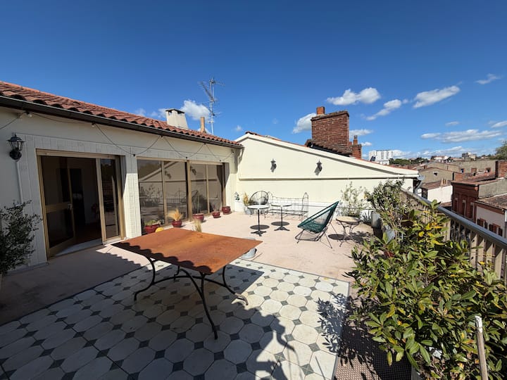 Vaste 105 M² Avec Grande Terrasse & Parking - Toulouse