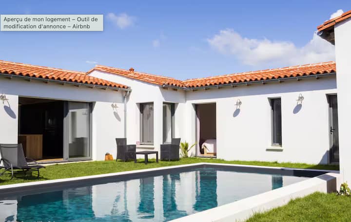 Charmante Villa Avec Piscine Et Jardin - La Couarde-sur-Mer