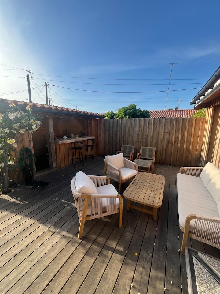 Maison Avec Jacuzzi Privé, Bassin D’arcachon - Gujan-Mestras