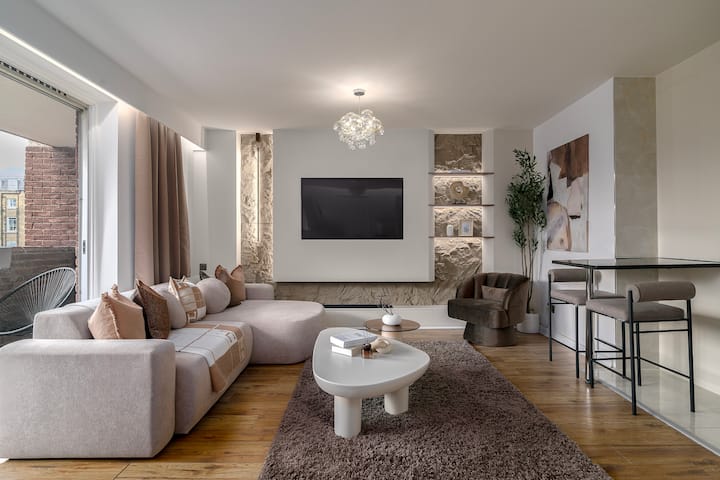 Modern 1 Bed Kensington Apartment, King + Sofa Bed - United Kingdom