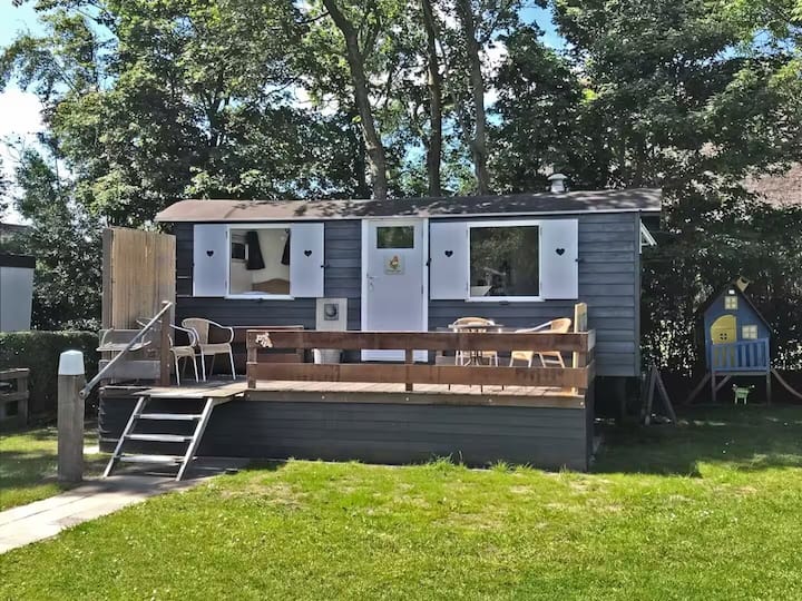 Tiny House Roodborstje Op Camping Oudesluis - Julianadorp