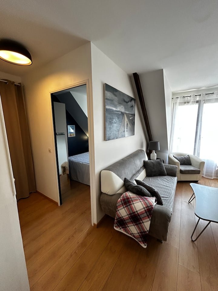 T2 Blonville S/mer Balcon + Parking + Accès Plage - Blonville-sur-Mer
