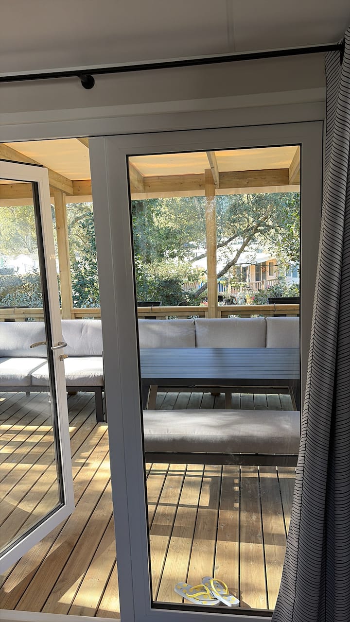 Mobil-home 3 Chambres Neuf, Climatisé, La Civelle. - Seignosse