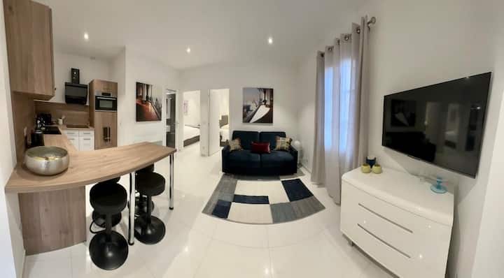 Frontière Monaco, 3 Pièces Rénové Iris - Monte Carlo