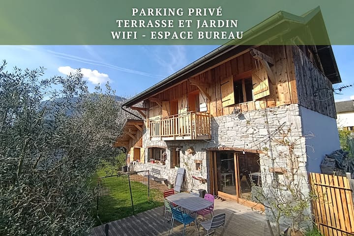 Au P'tit Bonheur - Terrasse Jardin Wifi - Montmélian