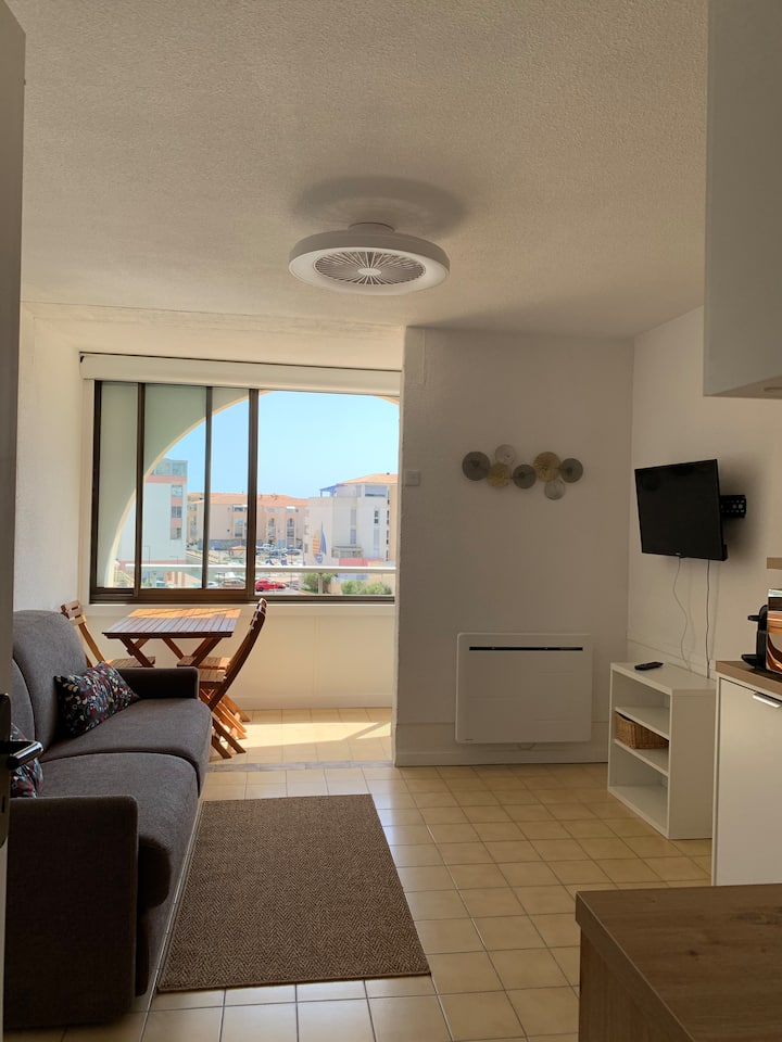 Confortable Studio Cabine Jusqu’à 4 Personnes - Sète
