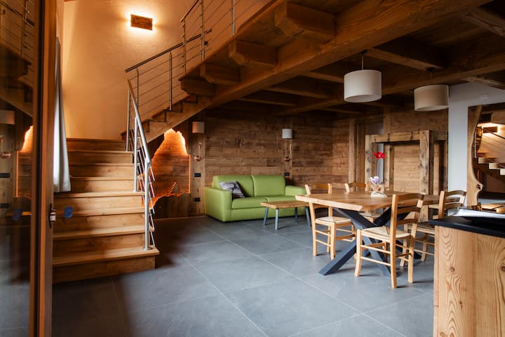Loft In Montagna Con Soppalco Per 6 - Sampeyre