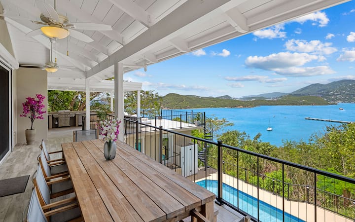 Brand New! 6br Private Escape—pool & Harbor Views! - U.S. Virgin Islands