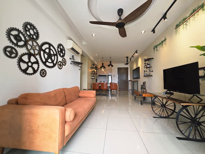Steam Punk Homestay@2parking@5paxs@2rooms@wifi - Ipoh