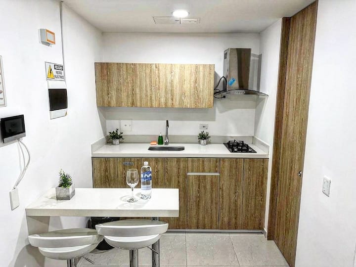 New Cozy Apt+wifi+kitchen+ac+2 Br+tv@guatapé - Guatapé