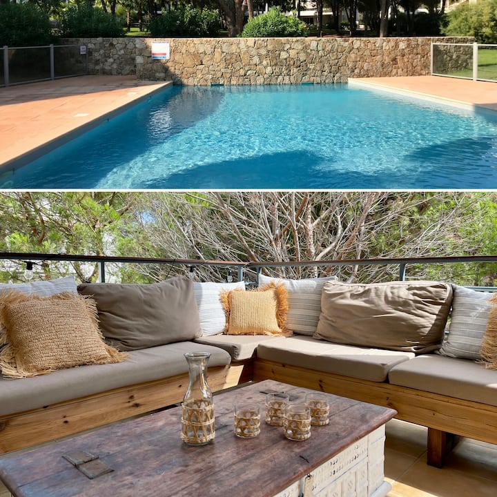 200 M Plage, Piscine, 3 Chambres, Terrasse - Calvi