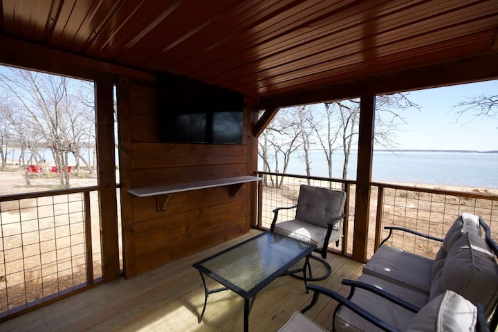 Lake View Cabins - Firepit - Wifi - Camp Qyb - Runaway Bay, TX