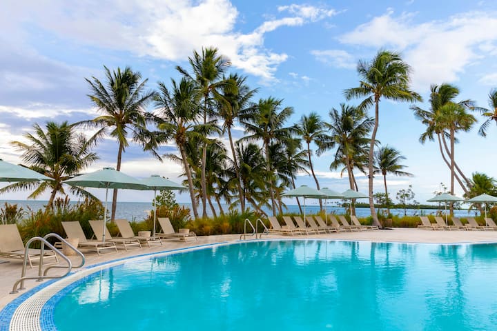 One Bedroom Oceanfront Suite Two Queens - Islamorada, FL