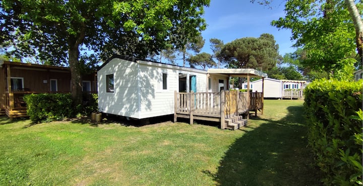 Mobil-home Climatisé 6 Pers - Camping 4 éToiles - Lit-et-Mixe
