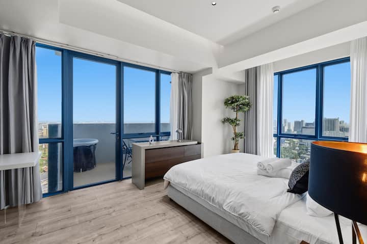 Modern 2br It Park| King Bed | Gym | Cold Plunge - Cebu City