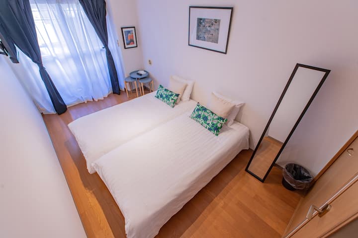 両国Midori Apt. Twin Room - طوكيو