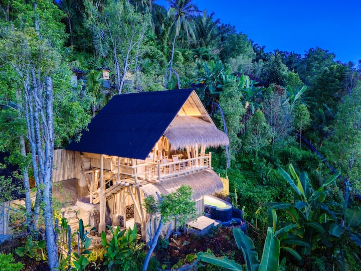 Tiny Villa Great View With Private Plunge Pool - Sidemen