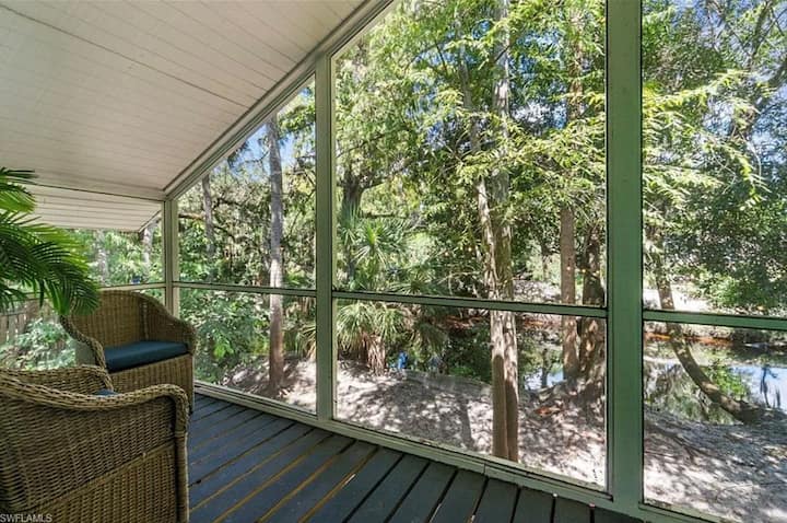 Riverfront Gem | Hot Tub + Kayaks +Water Views - Bonita Springs, FL