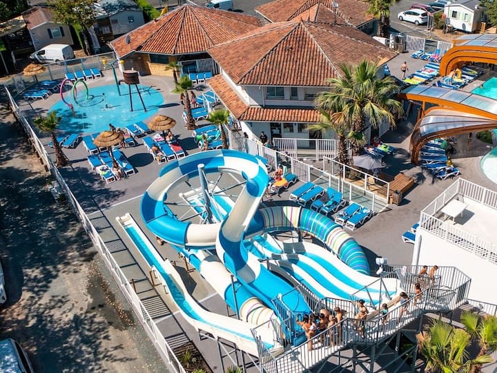 Mobil-home 6 Places Piscine Plage - Vieux-Boucau-les-Bains