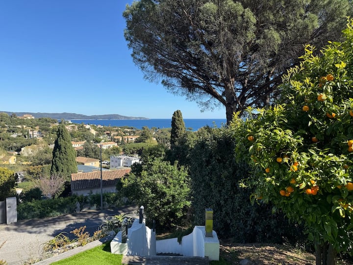 Villa Vue Mer Avec Piscine 10 Personnes - Cavalaire-sur-Mer