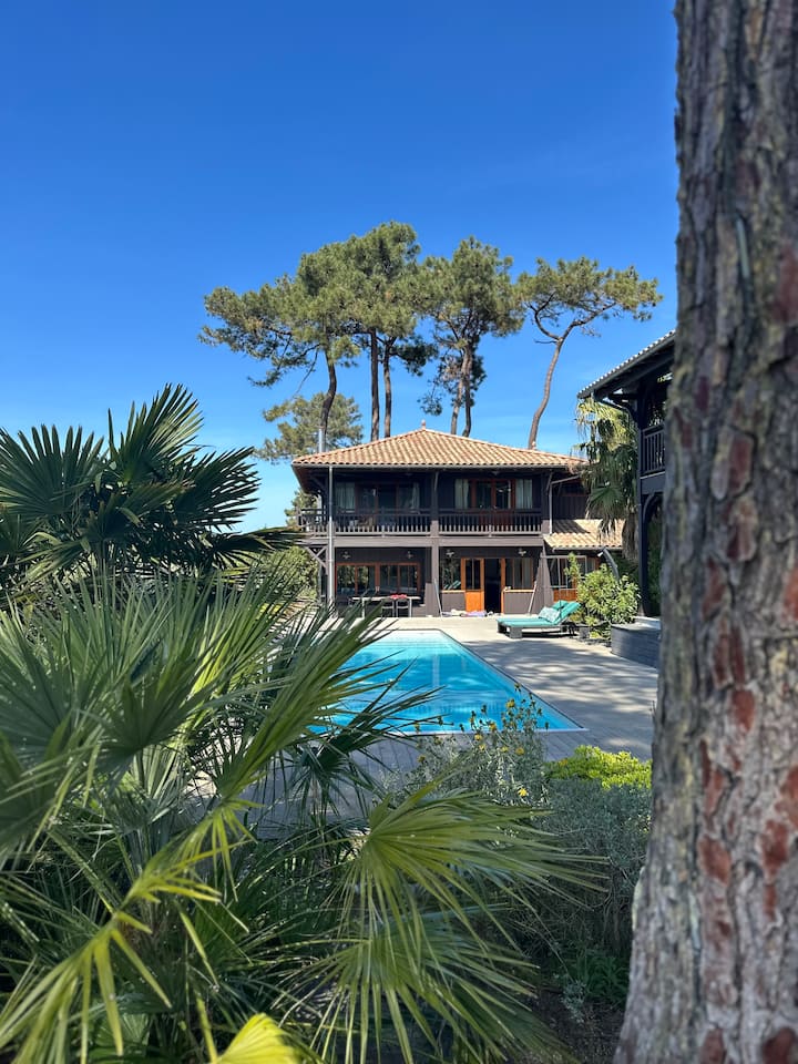 2 Maisons Au Calme, 9 Chambres, Piscine Et Jacuzzi - Andernos-les-Bains