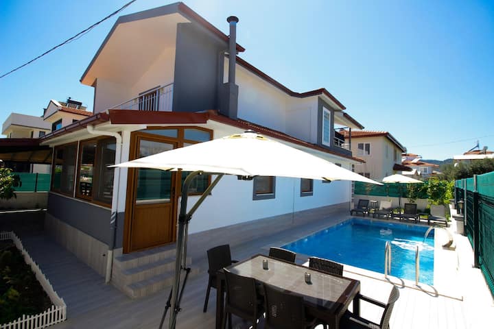 Dalyan'a Yakın Havuzlu Müstakil Villa Sidelya - Dalaman