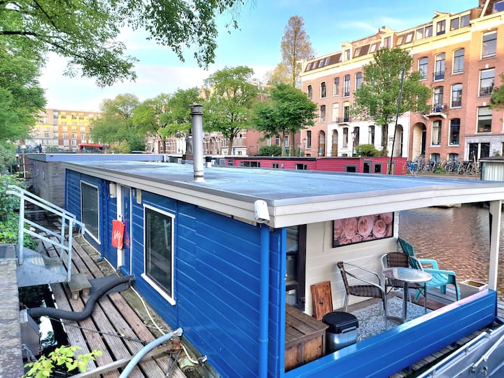 My Blue Family Houseboat Amsterdam Old-west - Amsterdam
