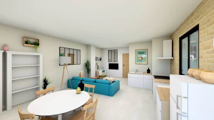 New! Cosy Plume Art– T3 - Centre - Halles De Pau - Pau, Francia