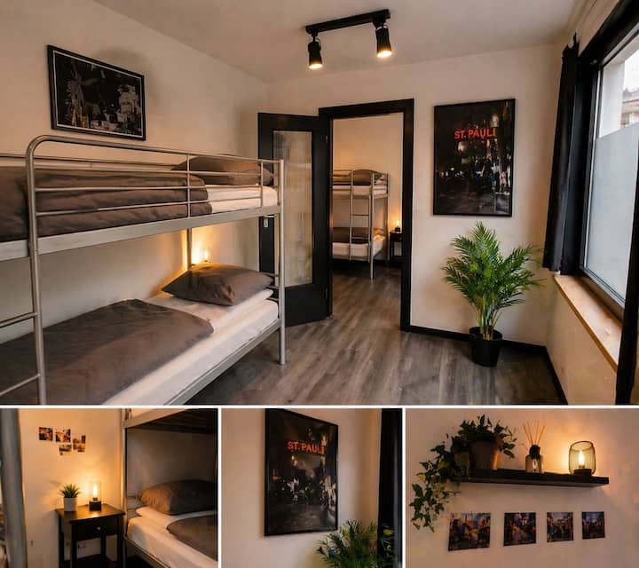8-bett Apartment Mitten Auf Dem Kiez (9/10) - Hamburg