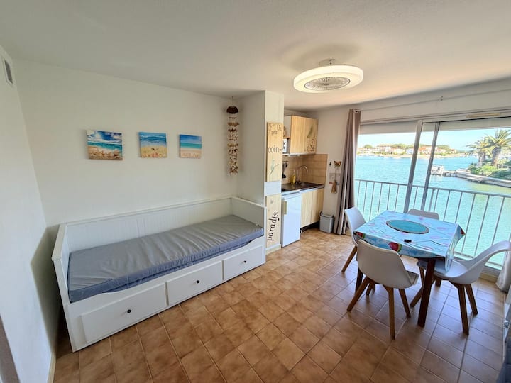 Studio Avec Une Vue Imprenable Sur La Marina. - Saint-Cyprien