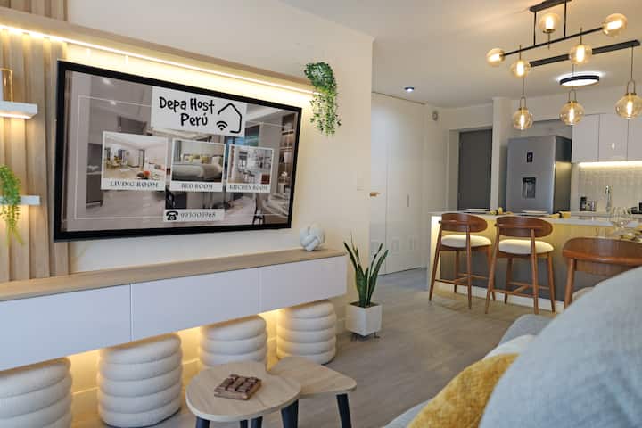 Dhp+ | 3br Deluxe Apt W/ Garage In Miraflores - Peru