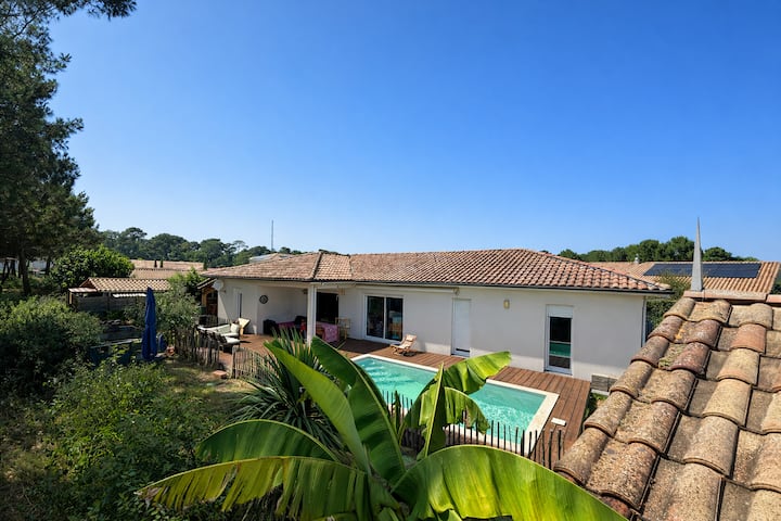 Villa Familiale Paisible Avec Piscine Plein Sud - Arcachon
